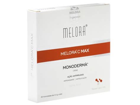 Melora C10 Monoderma Melora Creme Anti Rugas Com 28 Cápsulas