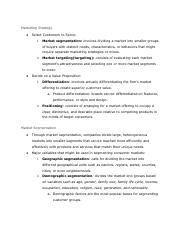 Ch Marketing Strategy Segmentation Pdf Marketing Strategy Select Customers To Serve