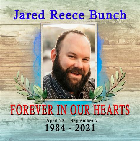 2021 Celebration Of Life ~ Jared Reece Bunch Designer Prestophoto