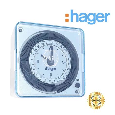 Hager🇩🇪 Eh711 24hrs Analog Time Timer Switch 100 Authentic Product