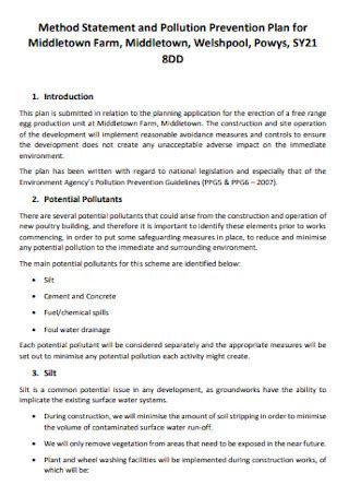 50 SAMPLE Method Statements In PDF MS Word