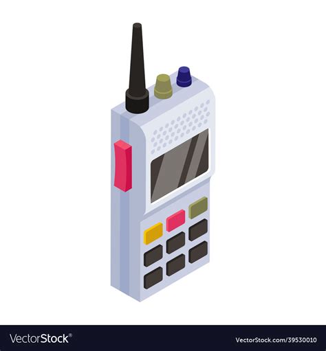 Handheld Transceiver Royalty Free Vector Image