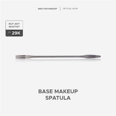 Jual Mad For Makeup Base Makeup Skintint Foundation Spatula Shopee