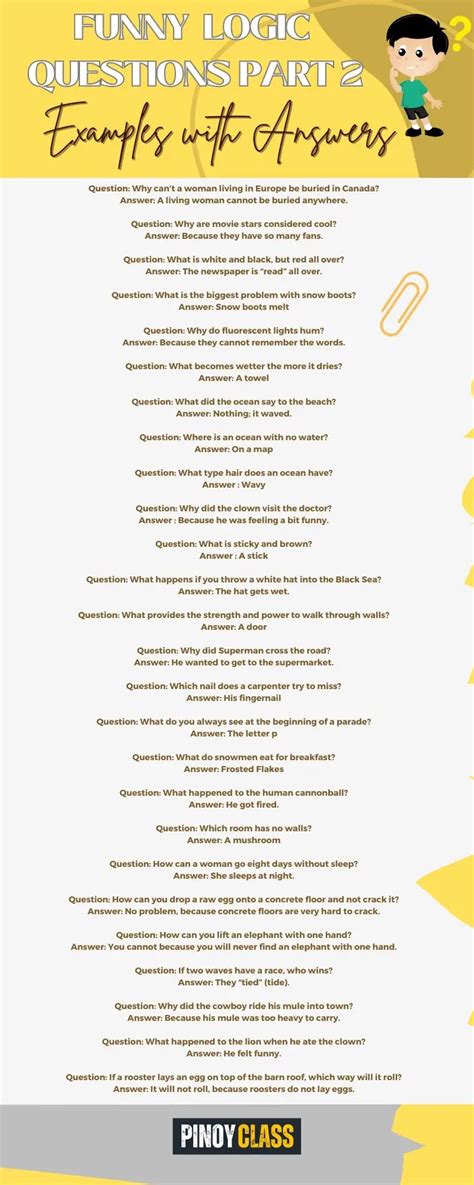 Best Logic Questions With Answer Tagalog Pinoy Class