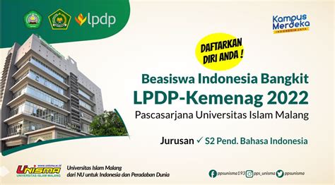 Beasiswa Indonesia Bangkit Bib Lpdp Kemenag Universitas Islam Malang