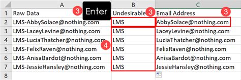 How To Separate Email Addresses In Excel 5 Quick Solutions On Sheets
