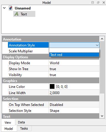 Selecting An Annotation Style