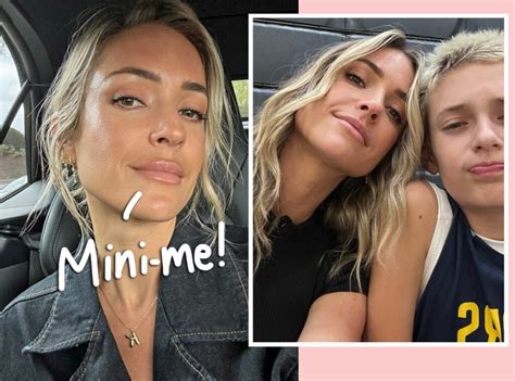 Kristin Cavallaris Son Camden Is Her Spitting Image And So Big In