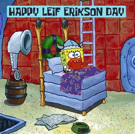Happy Leif Erikson Day By Janet Payton If Janet Ran It