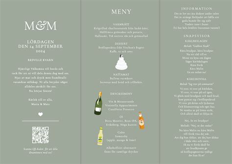 Festprogram Initials Didriks Design