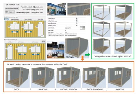 Container With Flexible Door Window Graphisoft Community