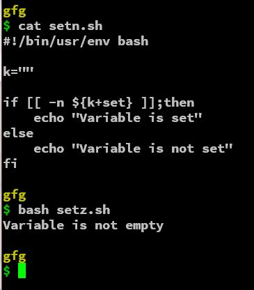 Efficiently Checking If A Bash Variable Is Empty