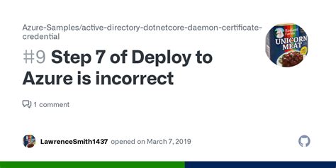 Step Of Deploy To Azure Is Incorrect Issue Azure Samples Active Directory Dotnetcore
