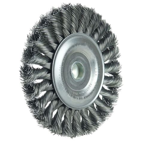 Weiler Wheel Brush 4 Wheel Dia 12 Face Width 00118 Wire Dia