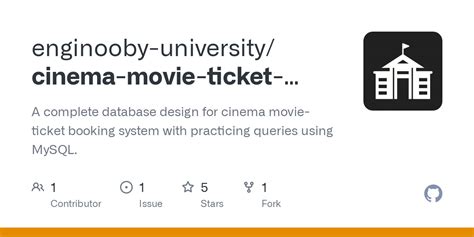 github enginooby university cinema movie ticket booking system
