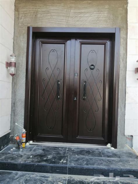 ابواب مداخل شقق آمان مصفحة جدة فقط توصيل و تركيب موقع حراج