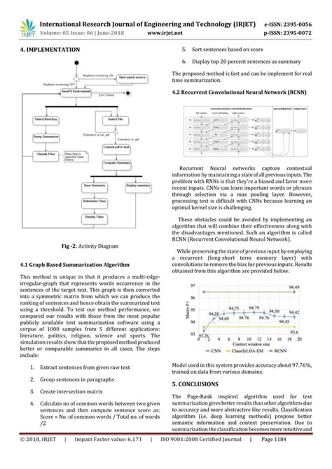 Irjet Automated Document Summarization And Classification Using Deep