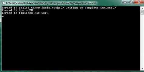 Ways Of Creating Multi Threaded Applications In Net Part 2