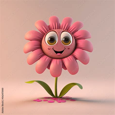 Animated Flowers With Faces