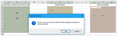 Easily Remove All Data Validations In Excel Instantly With Kutools