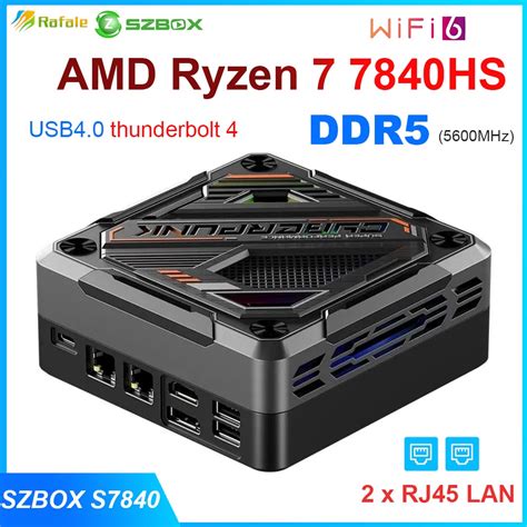 Szbox S Amd Ryzen Hs Mini Pc Windows Ddr Gb Gb Pcie Ssd Wifi Gamer
