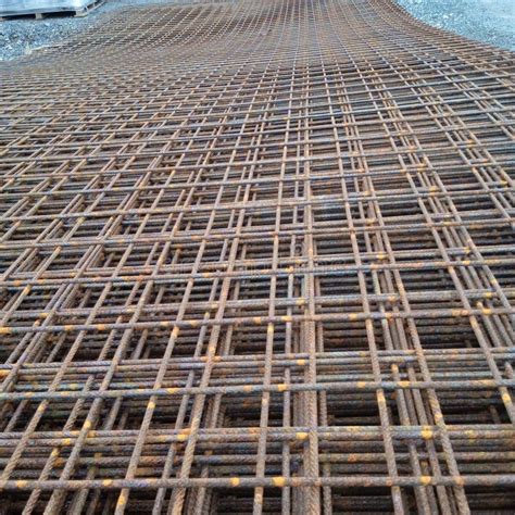 Reinforcement And Structural Steel In Construction Stock Image Image Of Construction