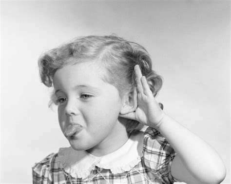 Sticker Comedy Humor Listening Face Listening Png Big Listening Ears