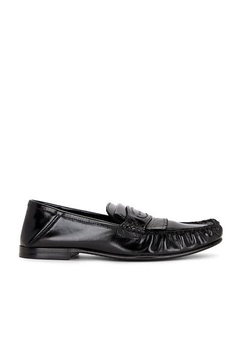 Marni Moccasin Loafer In Black Fwrd