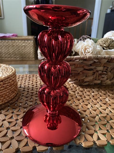 Red Glass Pillar Candle Holders Red Glass Candle Holders Taper Candle