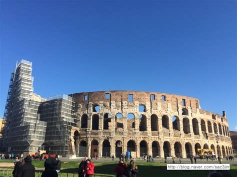 16년1월 유럽여행 9 이탈리아 로마 로마 시티투어 버스 콜로세움 트레비 분수 베네치아 광장 네이버 블로그