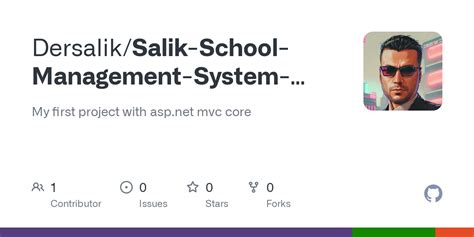 Github Dersaliksalik School Management System Web My First Project With Mvc Core