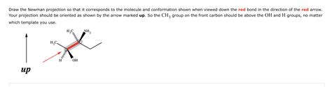 Solved Draw The Newman Projection So That It Corresponds To