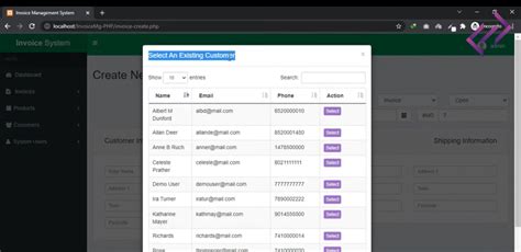 Free Download Invoice Management System Project In PHP With Source Code And Database Phpmyadmin