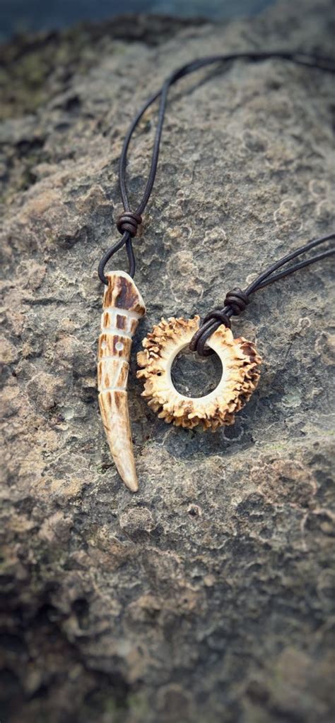 Antler Pendants Antler Necklace Diy Antler Crafts Deer Horn Jewelry