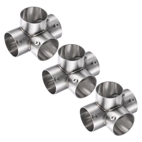 Uxcell 3pcs End Rail Clamps 1 1 4 Stainless Steel 90 Degree Right