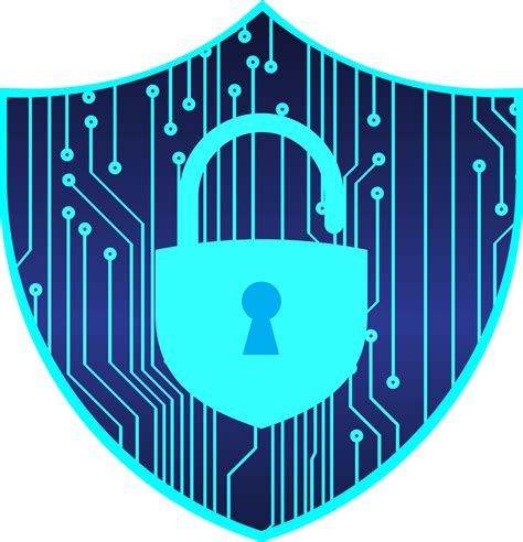 Modern Technology Shield Padlock Crop Out 16333279 Png