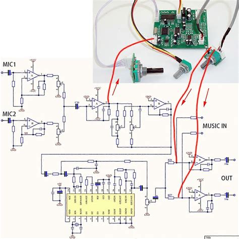 Dsp16 Digital Reverb Circuit Module For Delay Control Effect Microphone Mixer Sound 16 Kinds