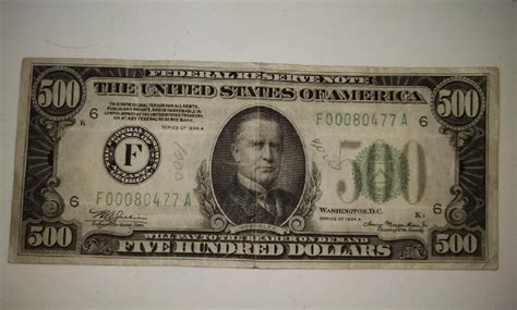 This Is What A Rare 500 Bill Looks Like And Which Figures Feature On