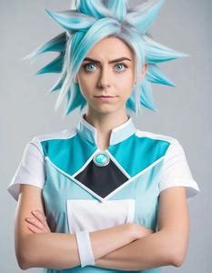 Female Rick Sanchez Cosplay Fancy Dress Face Swap Id890399