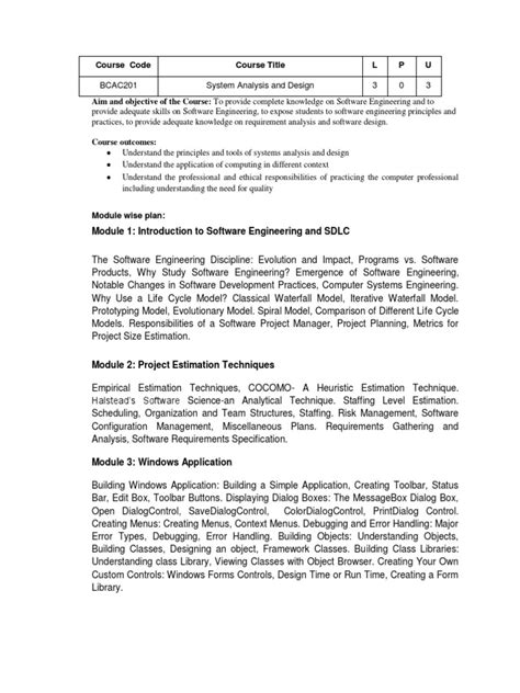 system analysis and design pdf software testing unified modeling