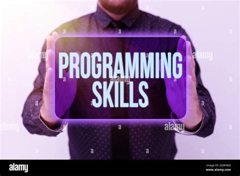 Conceptual Caption Programming Skills Internet Concept Skills Vital To