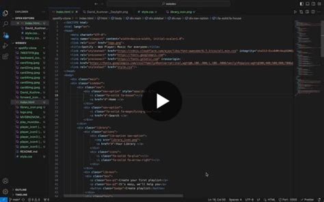 Webdevelopment Html Css Spotifyclone Frontenddevelopment Shruti