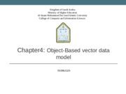 CH Object Based Vector Data Model Kingdom Of Saudi Arabia Ministry Of Higher Education Al