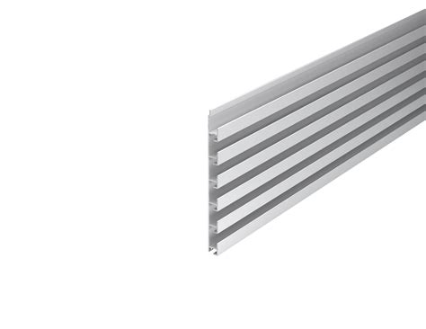 Brushed Aluminum Slatwall Dark Grey Slat Wall 1 Sqm Charles