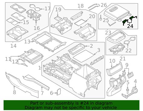 2023 2026 Ford Console Hinge Pin Spring Pc3z 60060a98 B Oem Parts Online