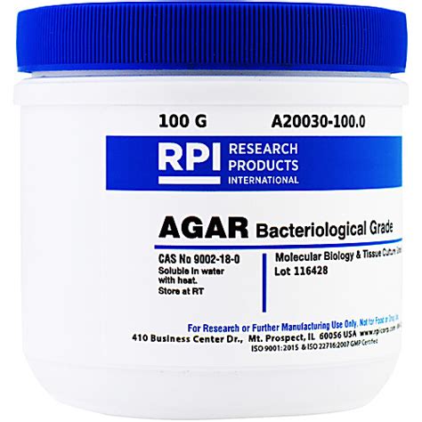 Agar Bacteriological Grade