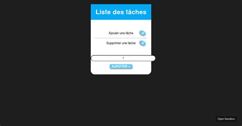 Checklist Codesandbox