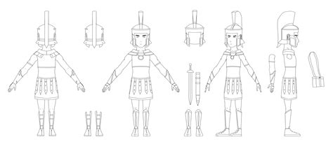 Devlog 8 Final Character Illustration And Model Sheet News Tomb Of Viriatus Indiedb