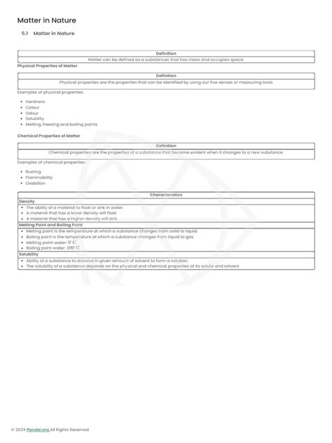 Classify Materials By The Different Characteristics Pdf
