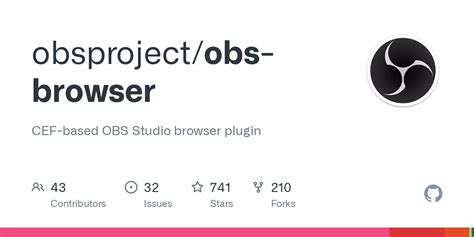 GitHub Obsproject Obs Browser CEF Based OBS Studio Browser Plugin